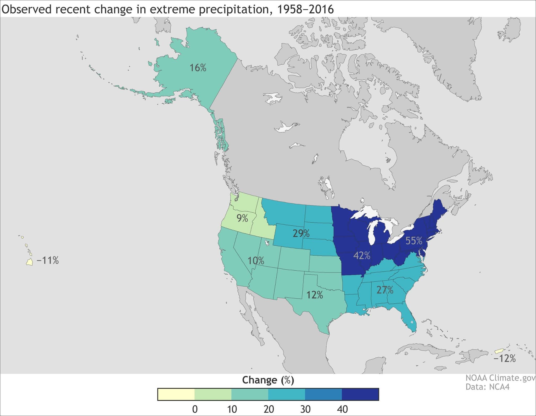 Brian B.'s Climate Blog: Heavy Precipitation Trends