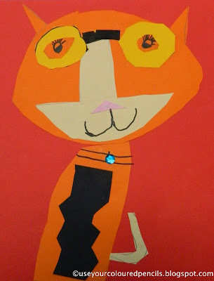 Use Your Coloured Pencils: More Cat Collages