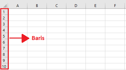Pengertian Row, Column, Formula Bar, Cell, Range, Worksheet, dan ...