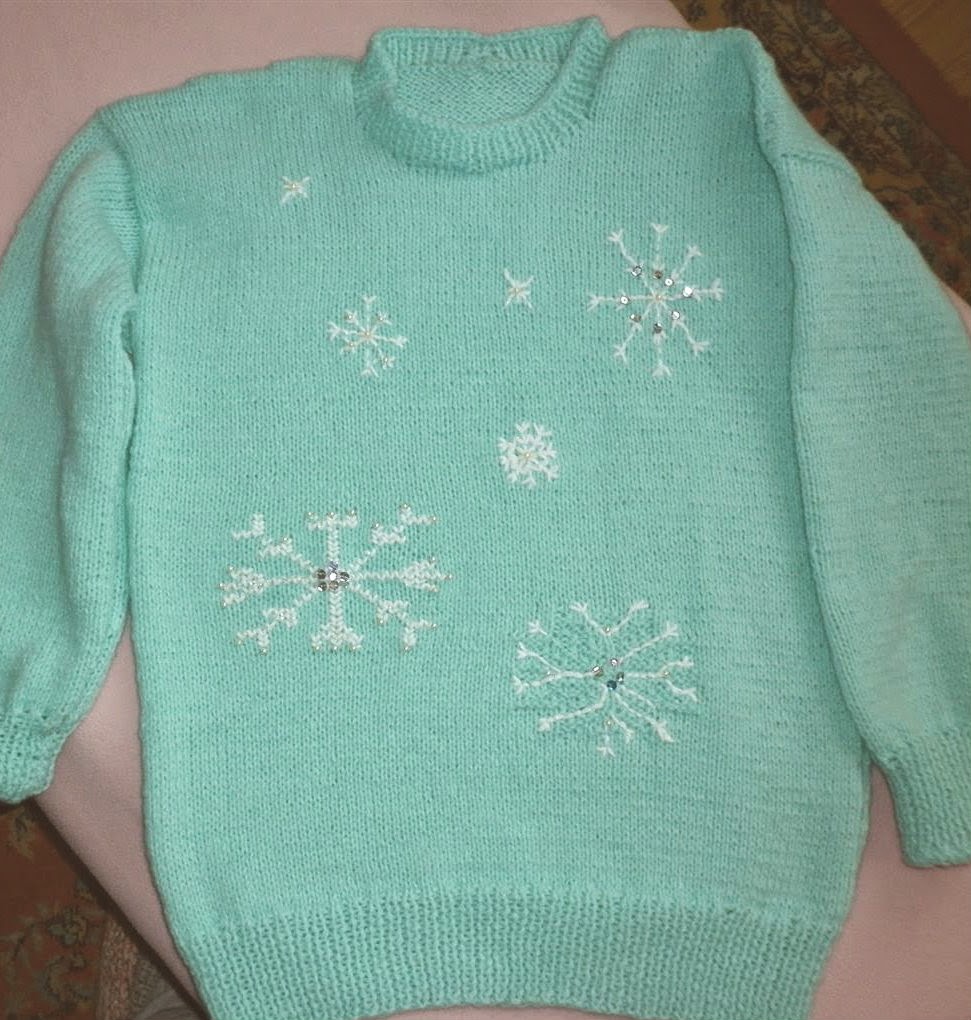 DIANA - Atelier handmade: Pulovere cu motive de iarna