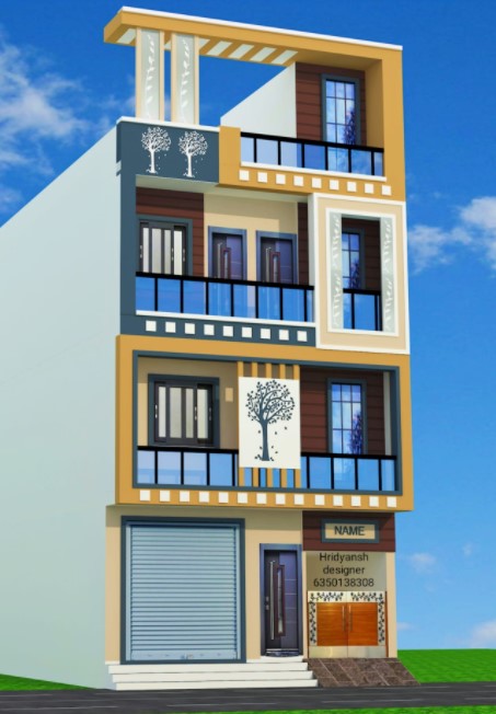 Low Cost Normal House Front Elevation Designs low-cost-normal-house-front-elevation-designs