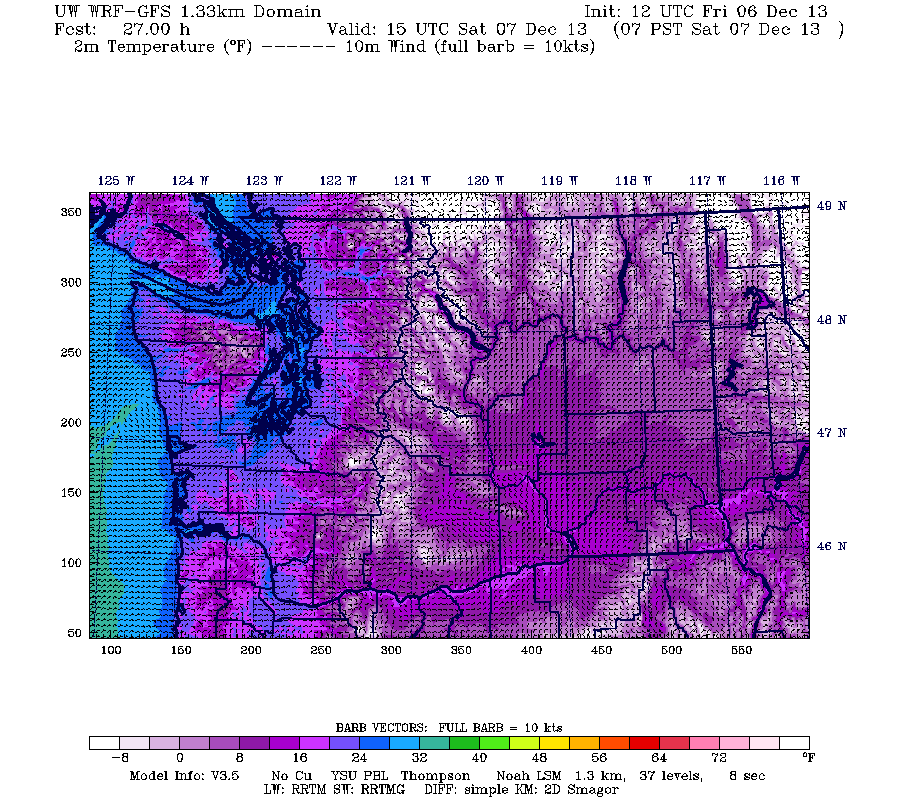 Cliff Mass Weather Blog: Snow Hits Southwest Washington and Oregon and ...