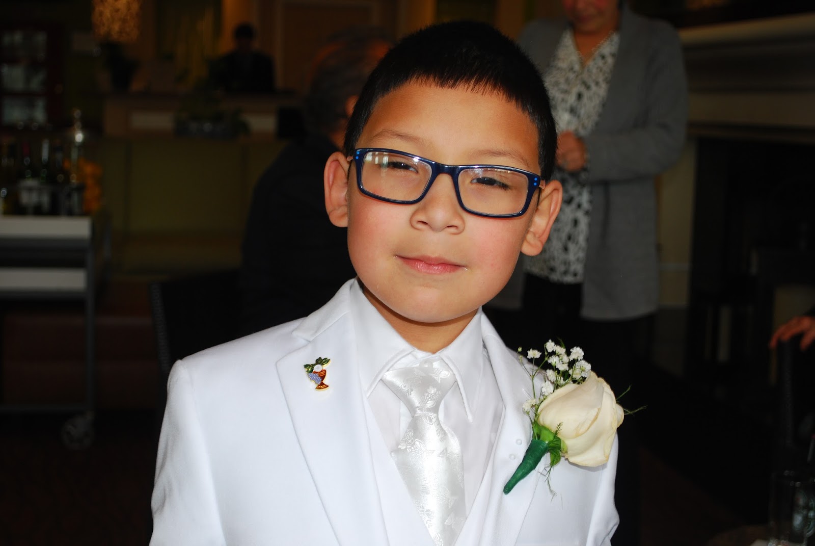 Ashes From Burnt Roses: Matthew Monday: Matthew’s First Holy Communion