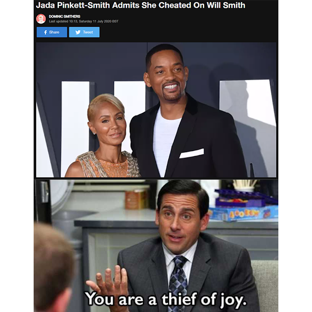 30 Reaction Memes To Jada Pinkett and Will Smith Entanglement With ...