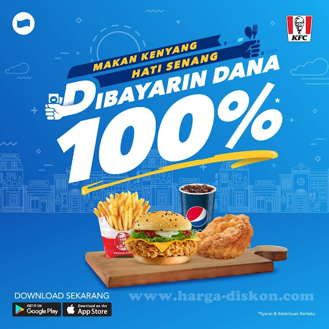 Promo KFC Terbaru Dibayarin DANA 100%