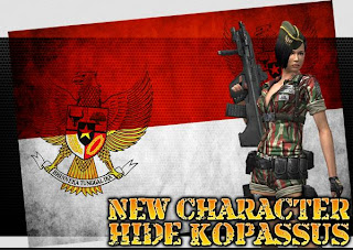 Karakter terbaru Point blank Hide Kopassus - Spartan Clan PB Indonesia