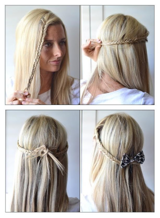 Hair And Fashion: How To Make The Pull-Back Fishtail Braid