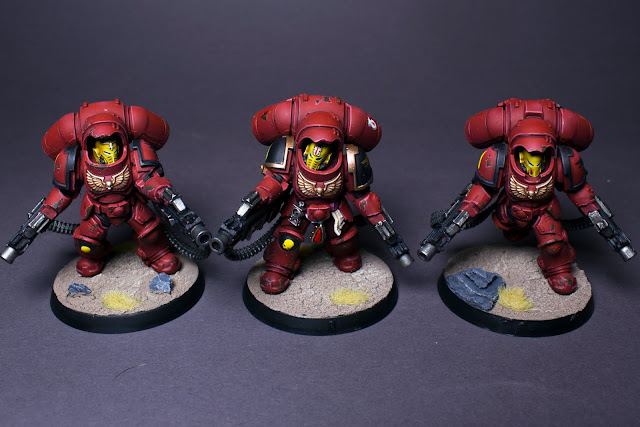 Into the Abyss painting: Some converted Blood Angels Inceptors
