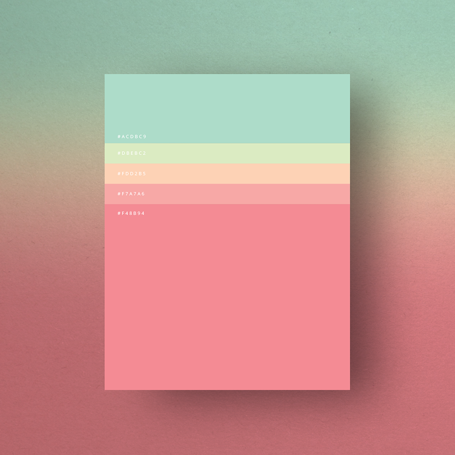 Minimalist Color Palettes of 2015