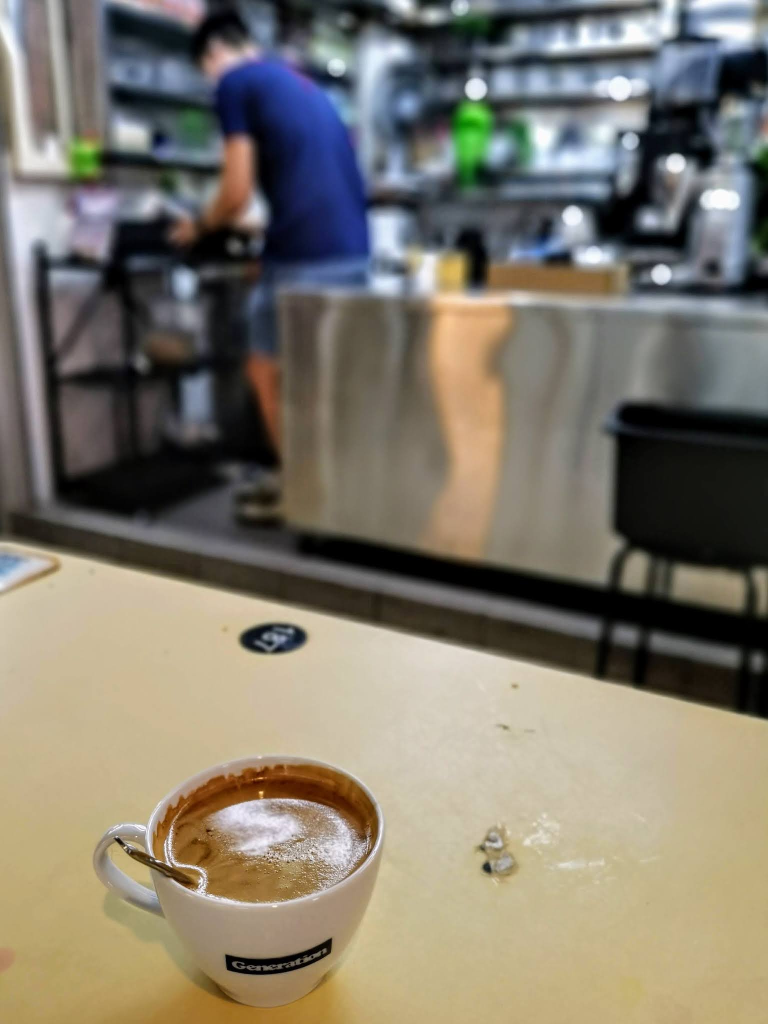 Generation Coffee @ Tekka Centre. Hawker Stall Artisanal Espresso Brew ...