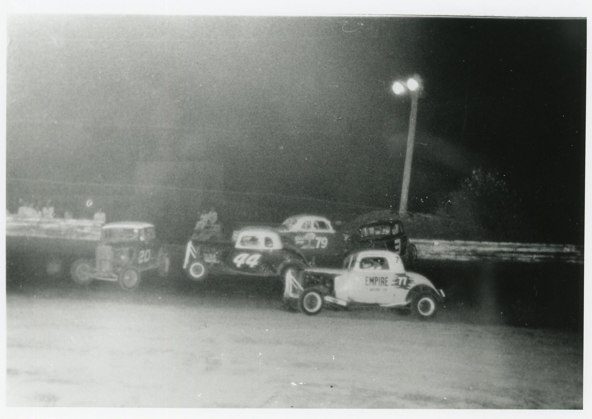 racin' thru the raindrops: stock cars at Digney Speedway