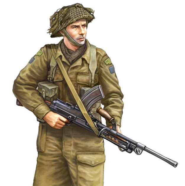 Vincent Wai's military art: Canadian infantry, World War II