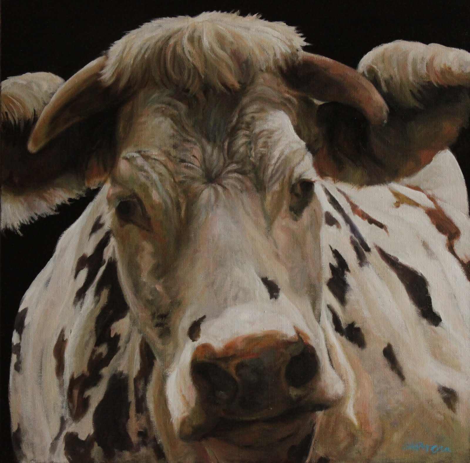 c a p t o n: NOUVEAU TABLEAU DE VACHE NORMANDE