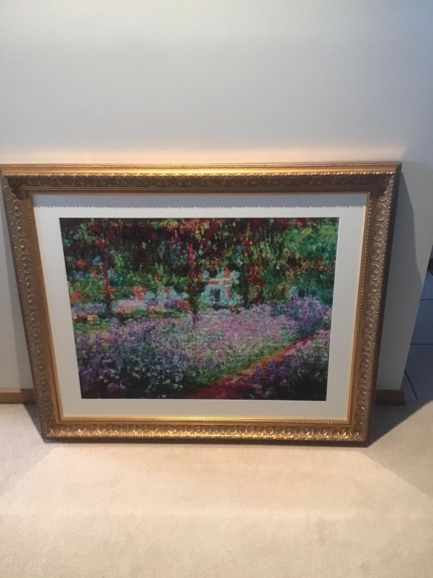 flying fish inc: Fine Art Cross Stitch: Monet’s Garden at Givenchy 1 ...