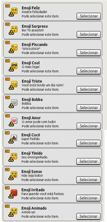 Novos Emojis no Habbo Hotel! #DestaquedoDia ~ [R7 Habbo] Portal de ...