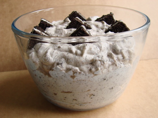 O Cantinho da Marta: Mousse de Bolachas Oreo
