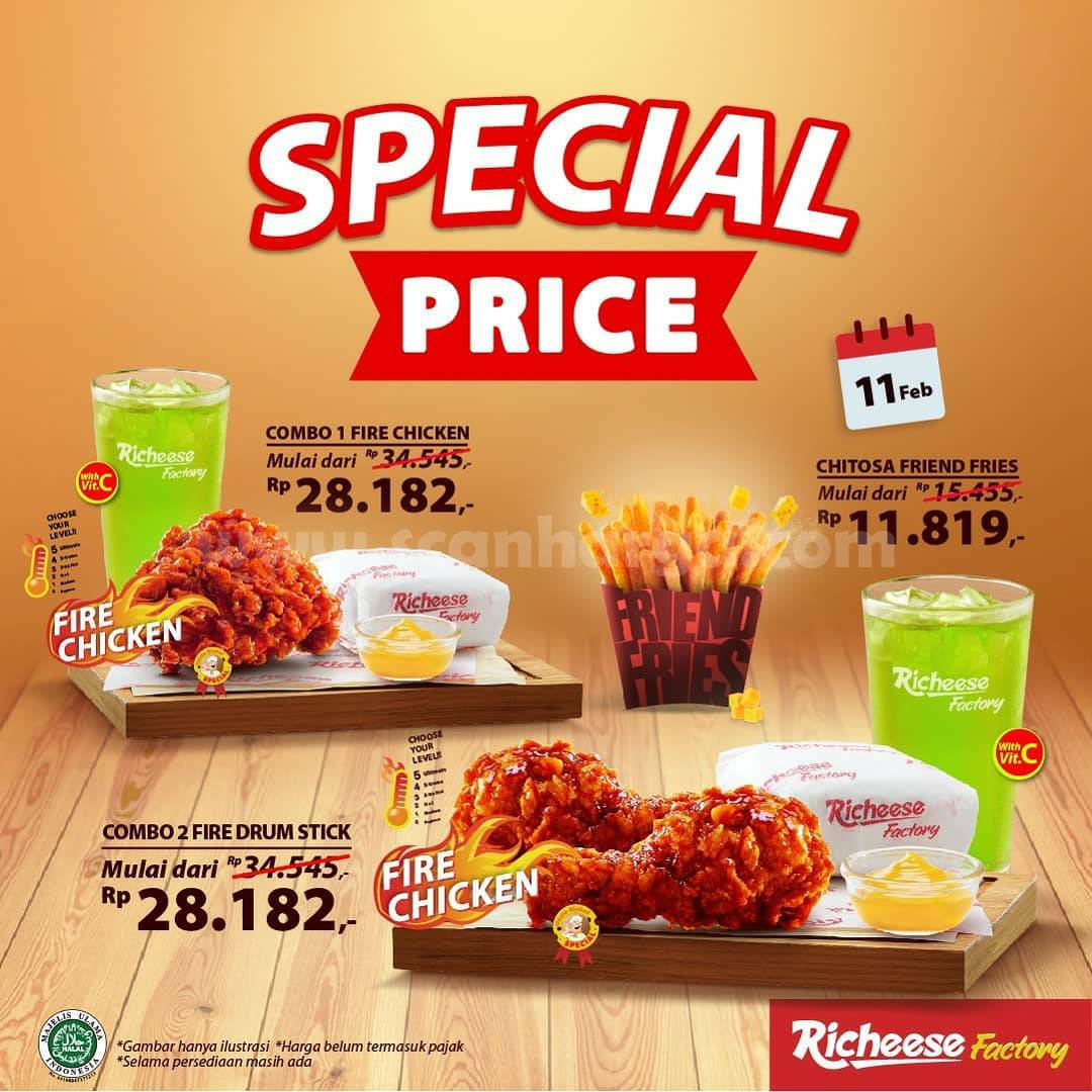 RICHEESE FACTORY SPECIAL PRICE! Promo Khusus Hari Ini* - scanharga