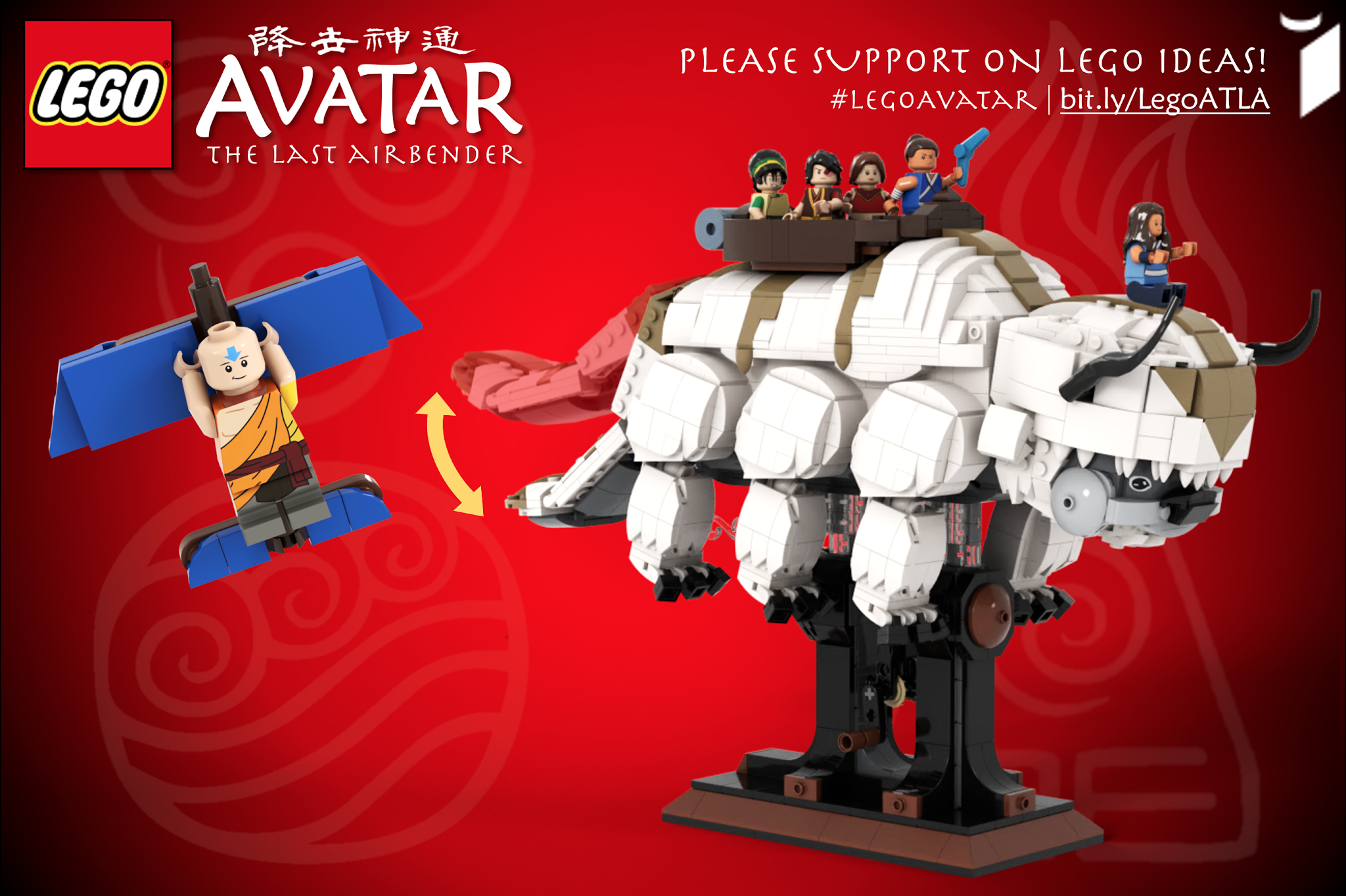 NickALive!: New Fan-Made 'Avatar: The Last Airbender' LEGO Ideas Set ...
