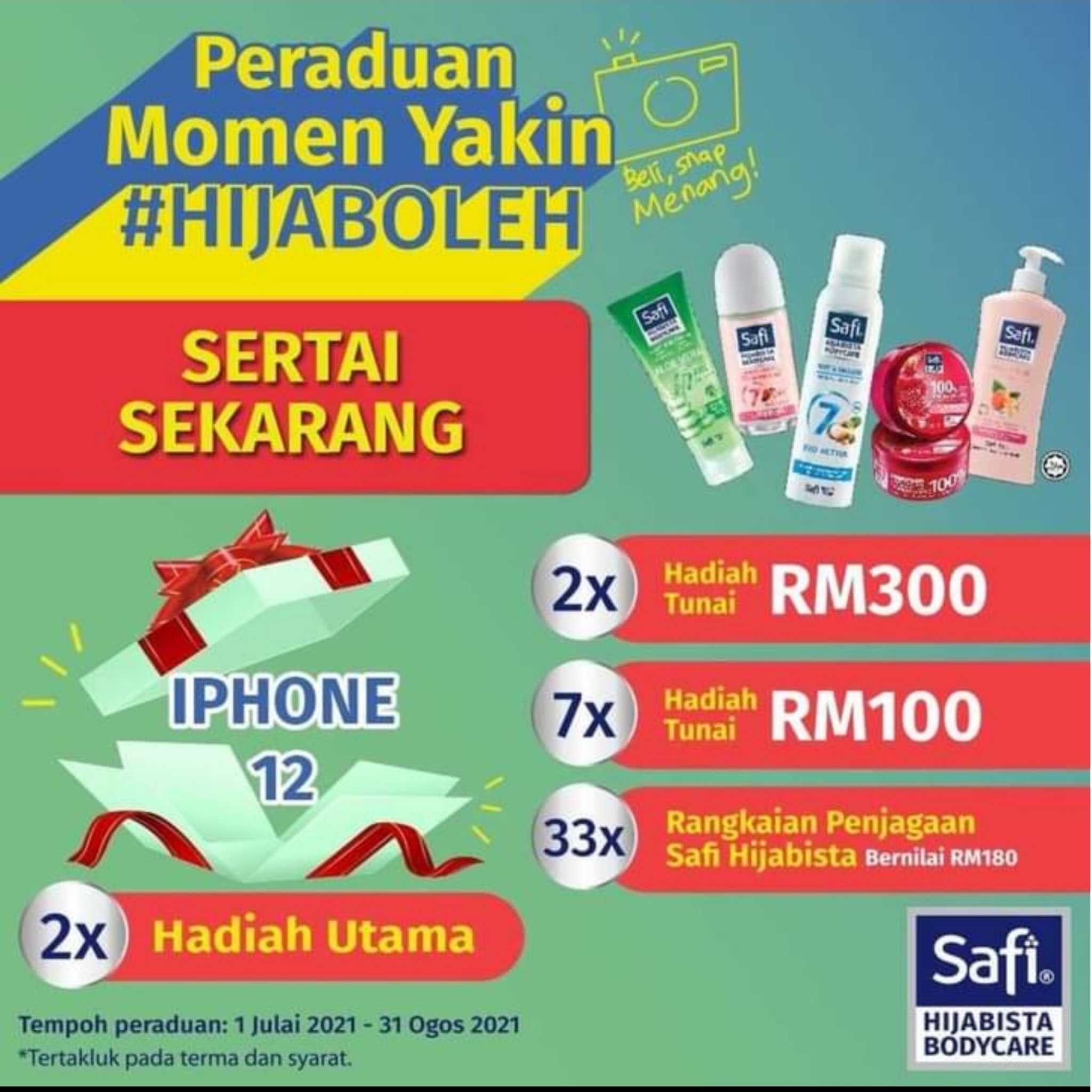 Kekal Aktif Dengan Safi Hijabista Bodycare ~ Cikgu Norazimah