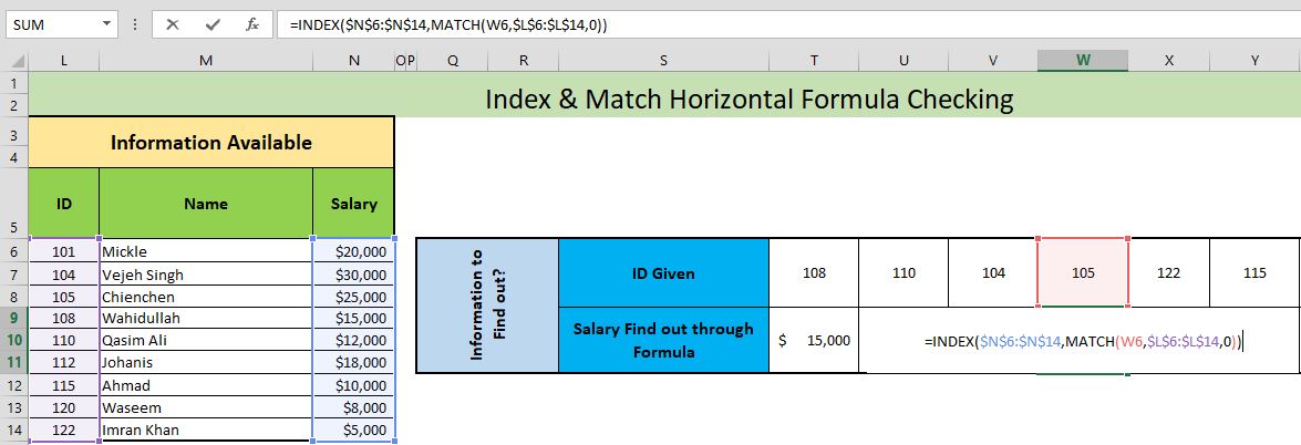 Free Online Services Provider: How to use INDEX and MATCH in Excel?