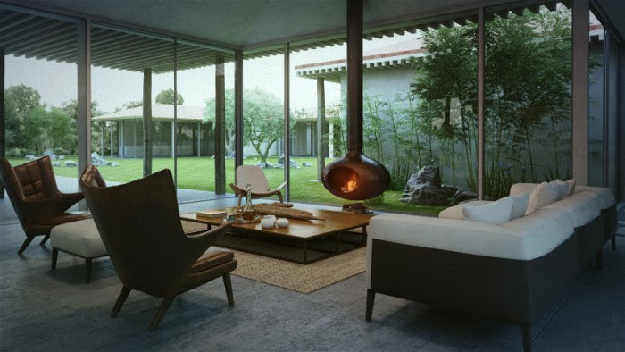 Moderna Casa Rural por Studio Aiko