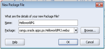OAF by SSPatil: Sample OAF Page Creation.