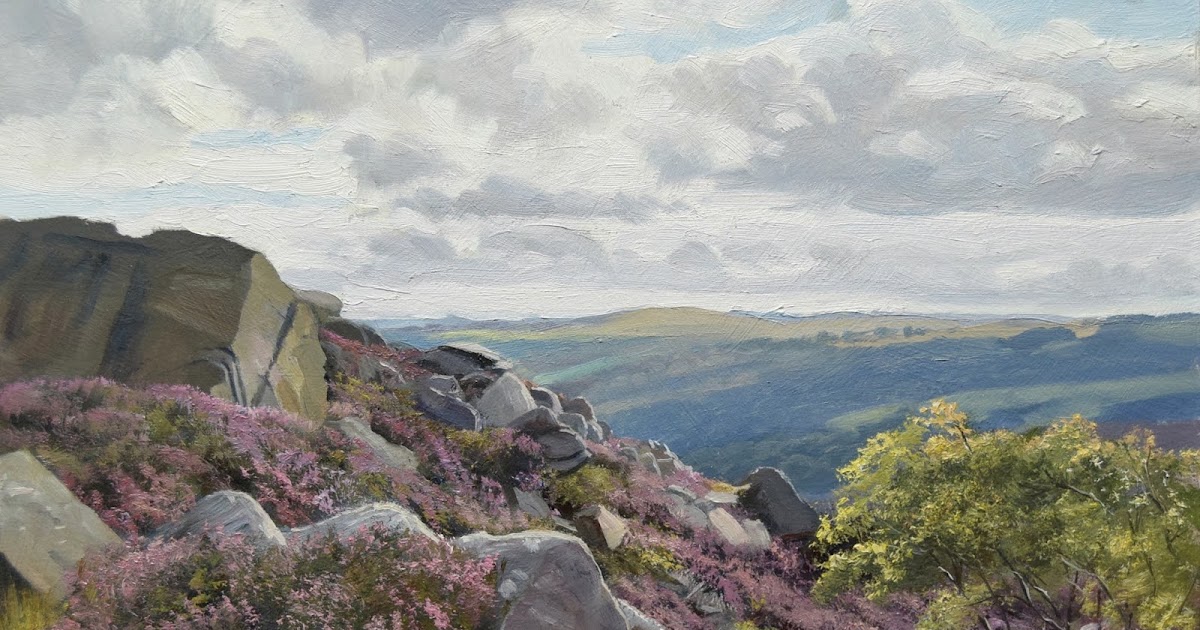 Peter Barker's Palette: Over the Valley, Burbage South