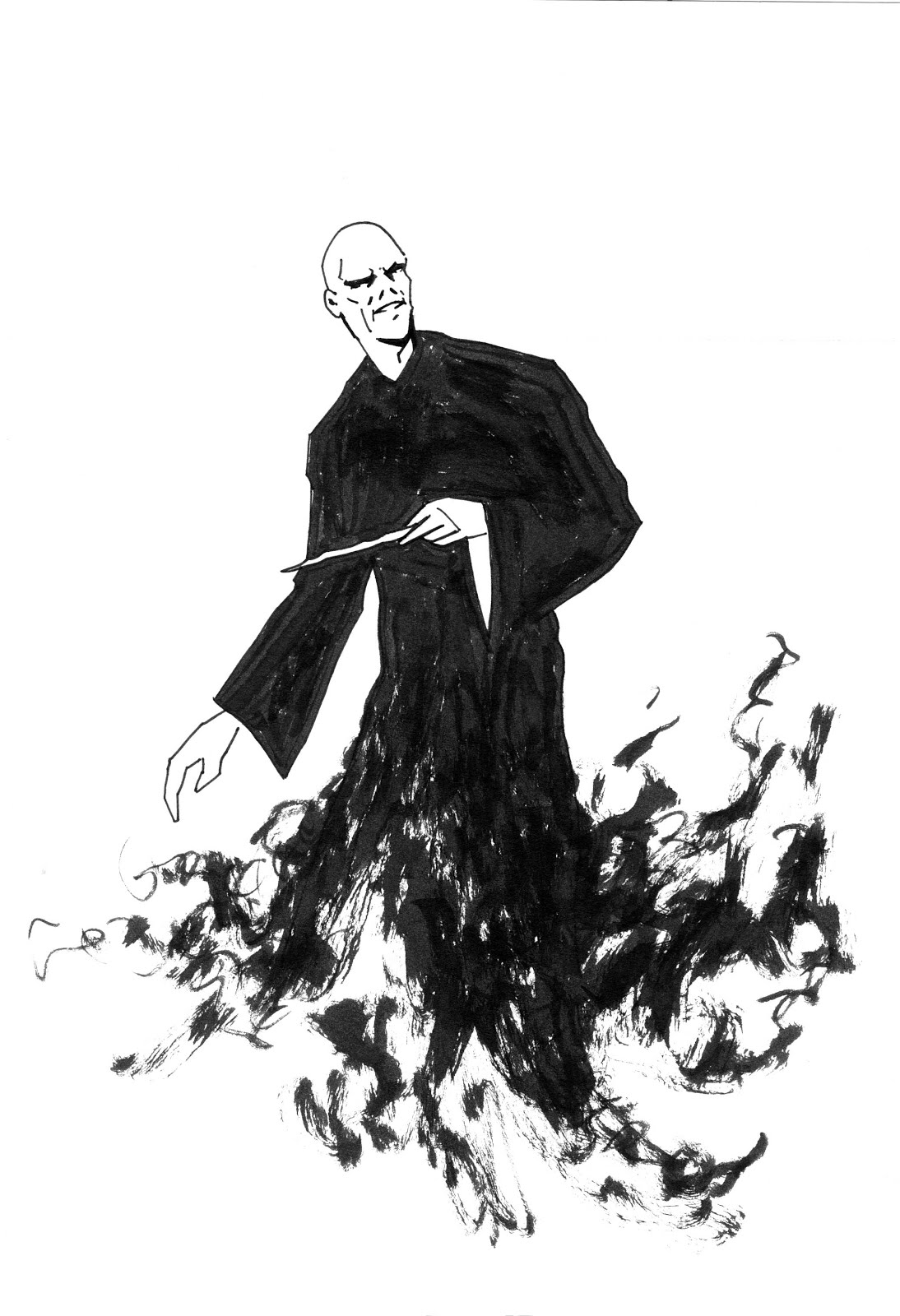 Kyle Frink Sketch Blog: Voldemort