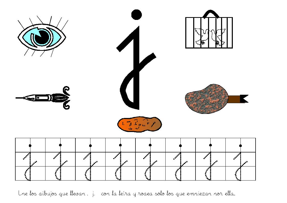 Recursos para Educación de Adultos: Caligrafía letra J
