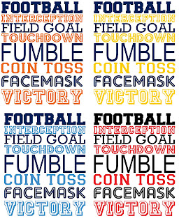 Lil' Sprinkles of Joy: Football Subway Art Freebie