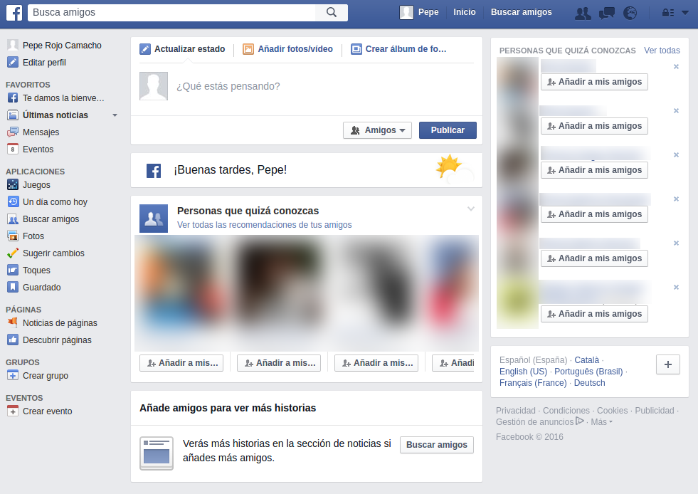 Registrarse en Facebook | Aplicaciones de Libre Uso