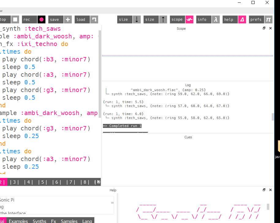 Robots and Physical Computing: Spooky Hot-Cross Buns - Sonic Pi