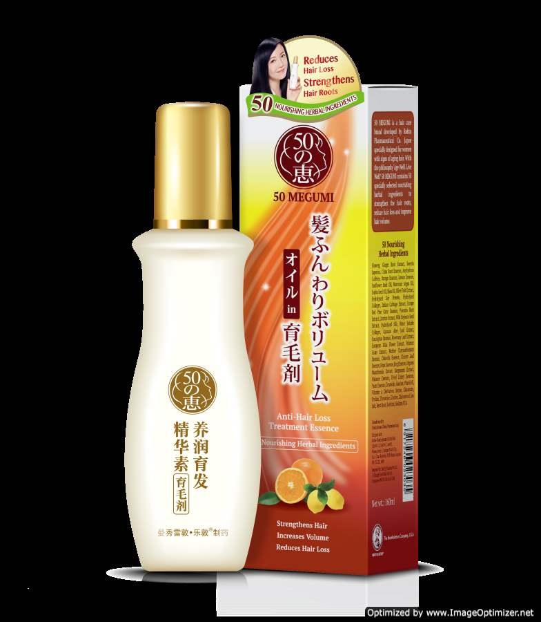 Mentholatum's Latest 50 Megumi Anti Hair Loss Series