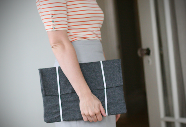 DIY: Simplest Wool Laptop Sleeve - Say Yes
