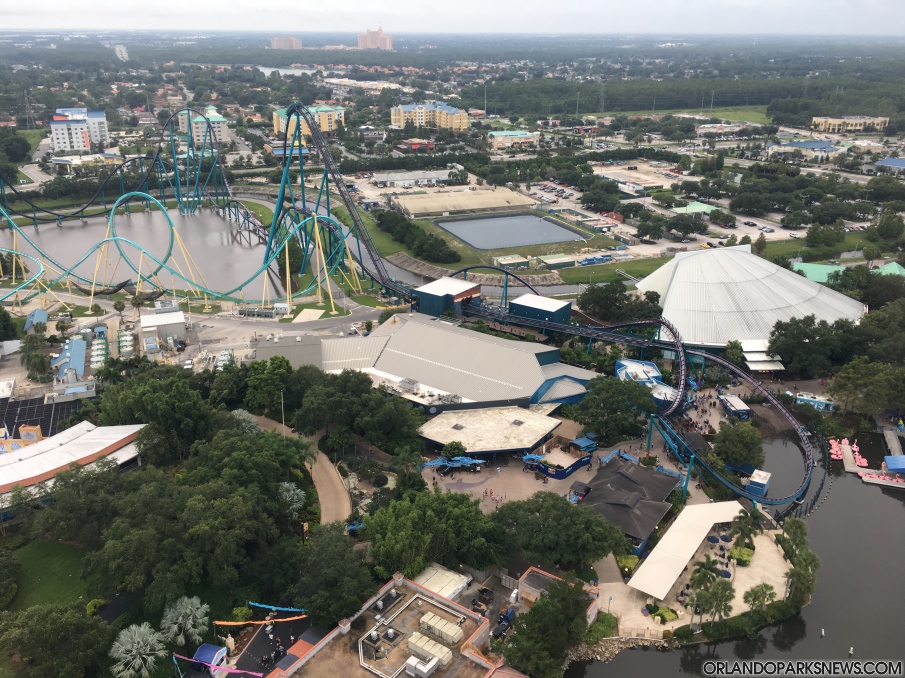 AERIAL PHOTOS: Work on SeaWorld Orlando's New Roller Coaster Continues ...