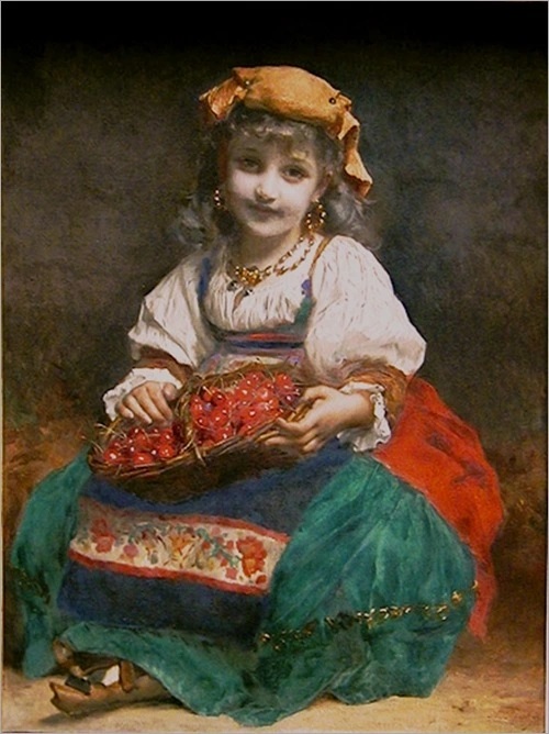 Adolphe PIOT (1825-1910) | Catherine La Rose ~ The Poet of Painting