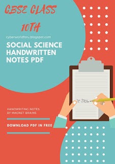 class 10 : HISTORY handwritten notes pdf download : sst handwritten ...