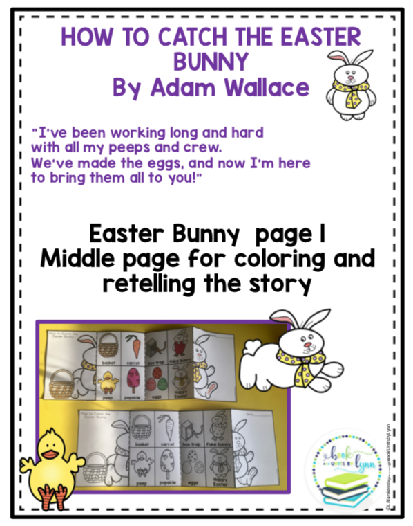 HOW TO CATCH THE EASTER BUNNY BOOK UNIT AND CRAFT ~ Book Units by Lynn