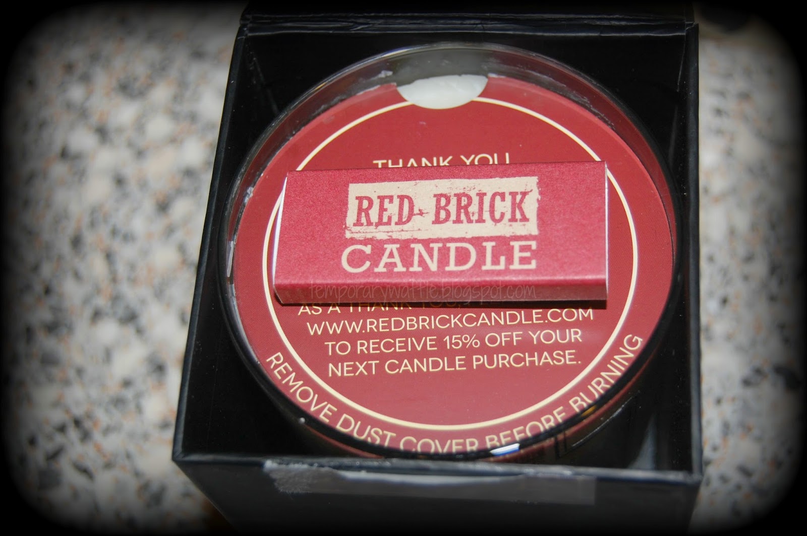 Temporary Waffle: Lighting the Atmosphere with Red Brick Candles