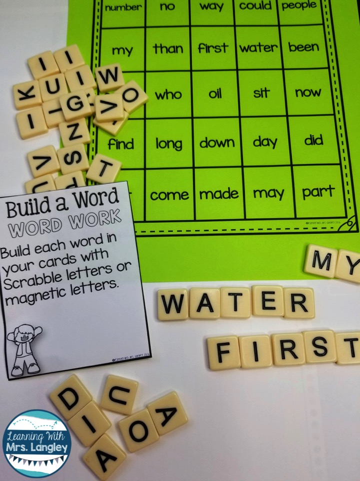 Fun Word Work Options | Learning with Mrs. Langley