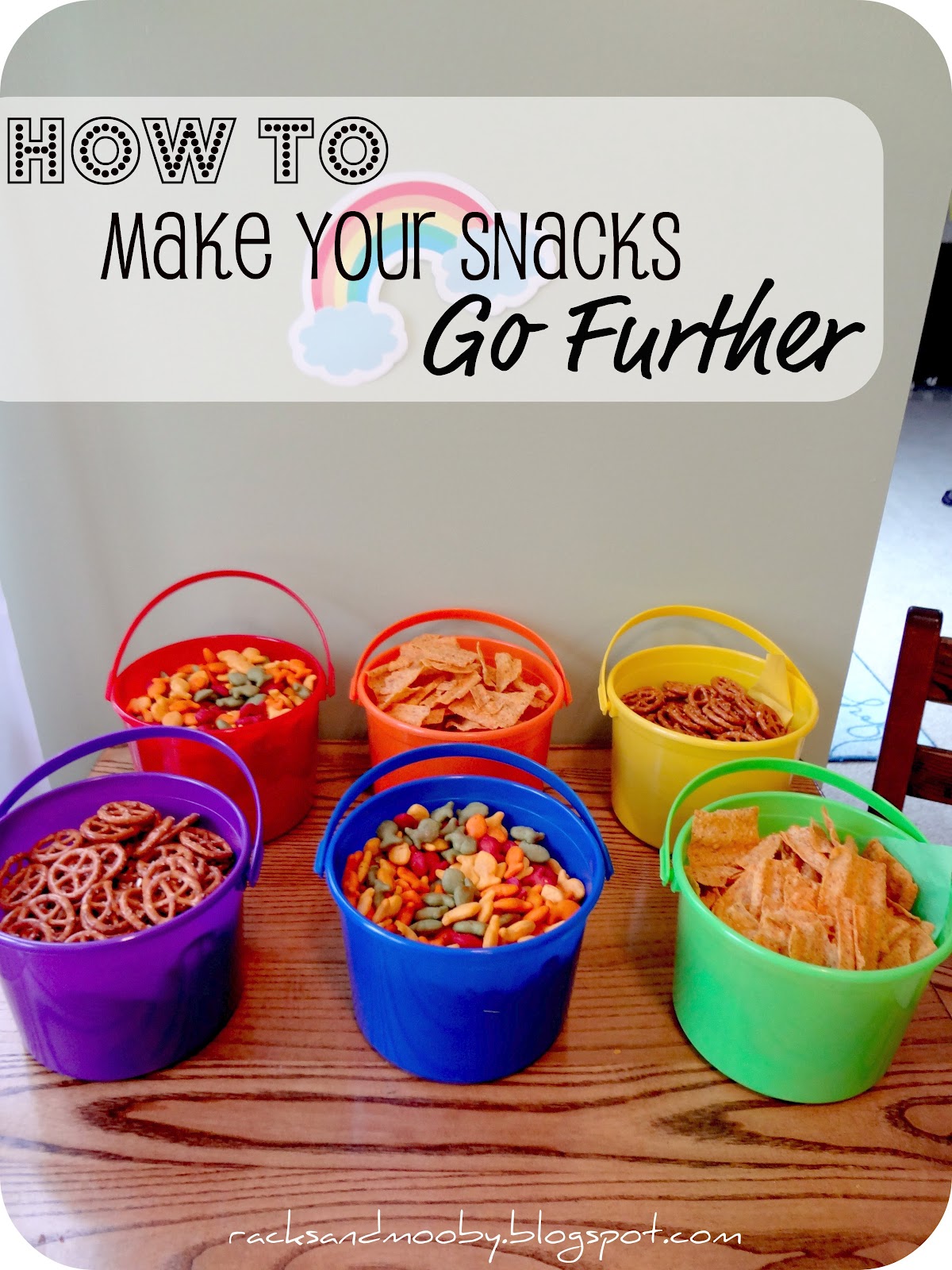 RACKS and Mooby: Stuff it! {aka - How to make snacks go further}