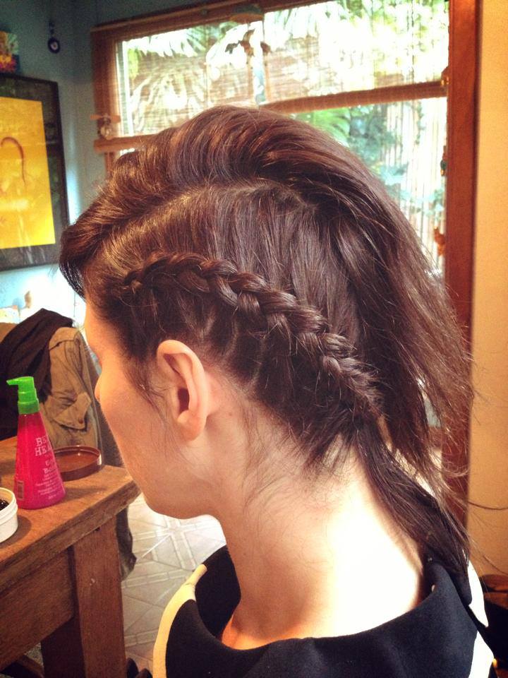 MAKEUP ing: PUNK | side braid