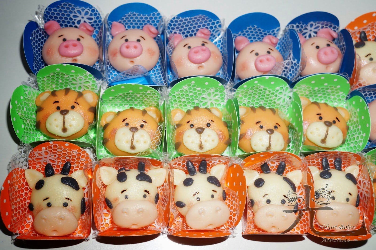 Tema Zoo - Hikari Bolos Artísticos