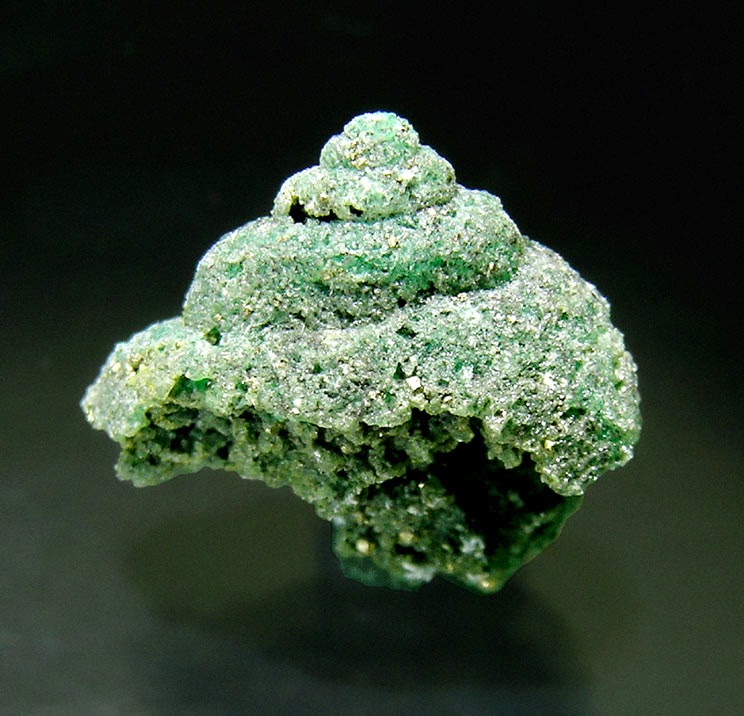 Fossilized Gastropod Replaced by Precious Emerald - Geology In