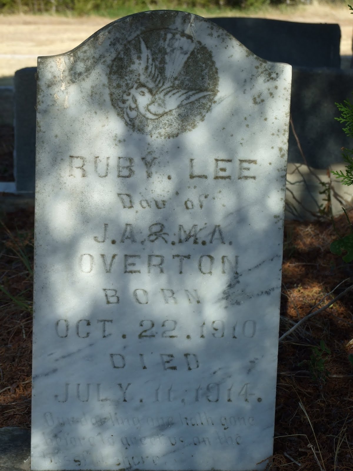 Last Words: Wednesday's Child: Ruby Lee Overton