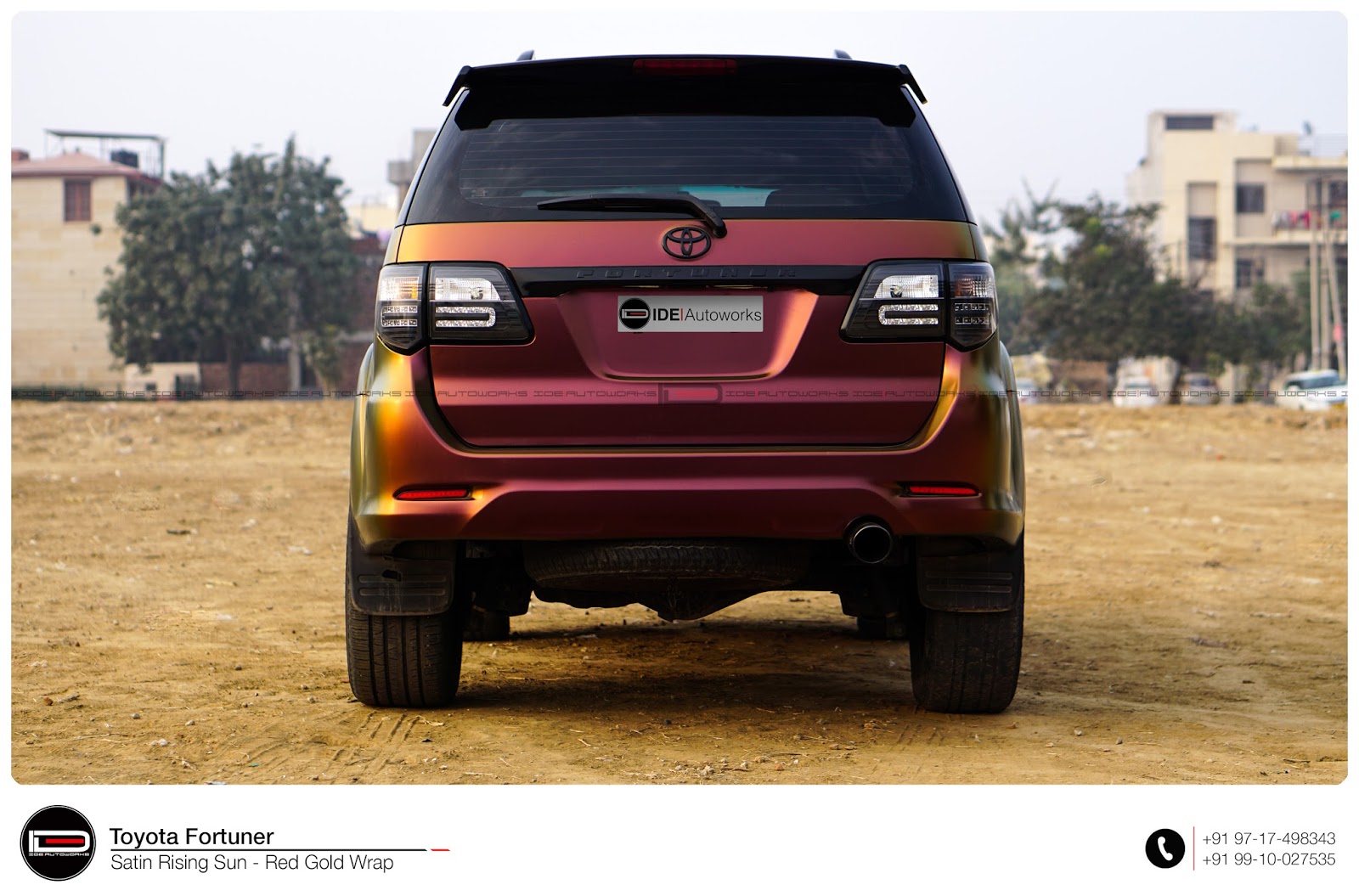 Toyota Fortuner - Color Flow Wrap | IDE Autoworks