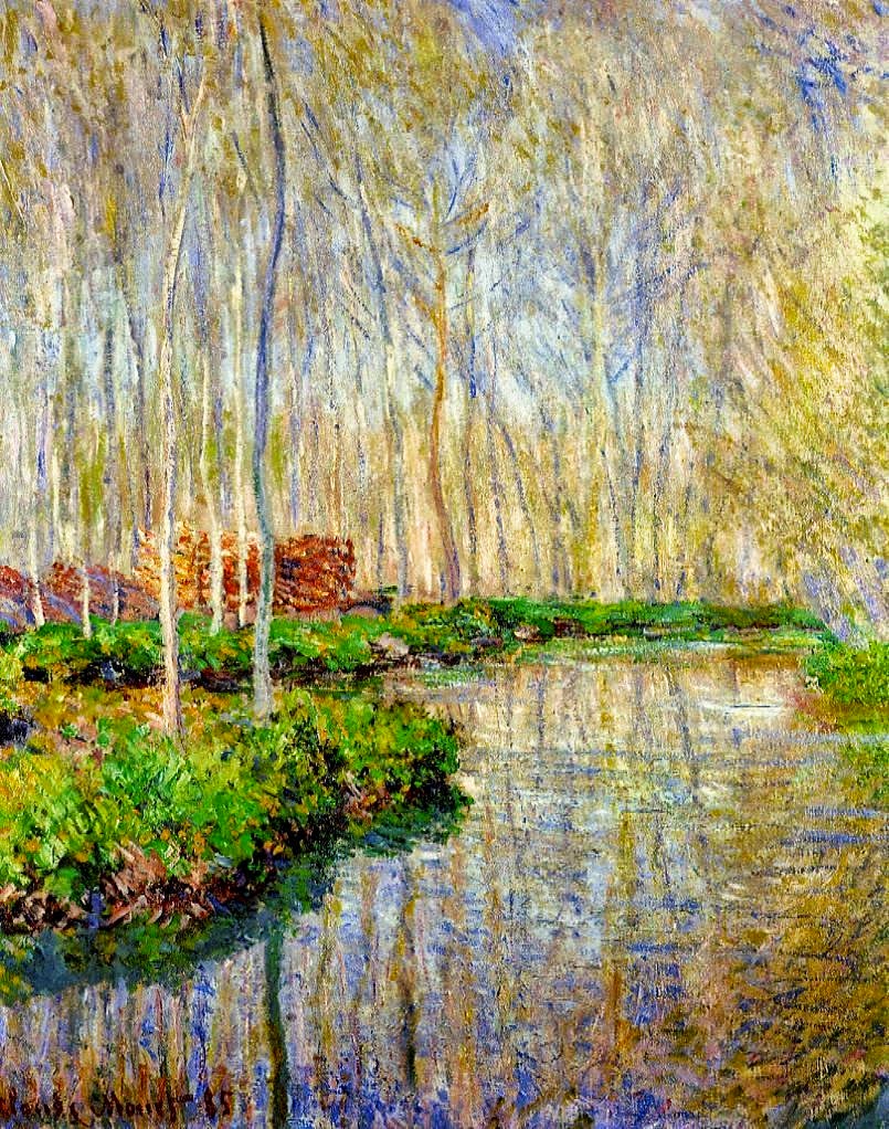 Claude Monet - The River Epte | Tutt'Art@