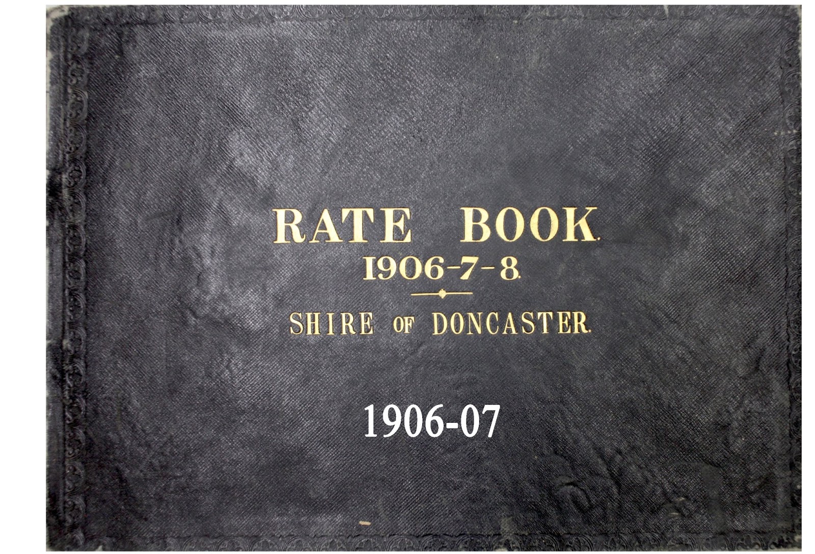 Doncaster Templestowe Historical Society: Rate Books - Shire of ...