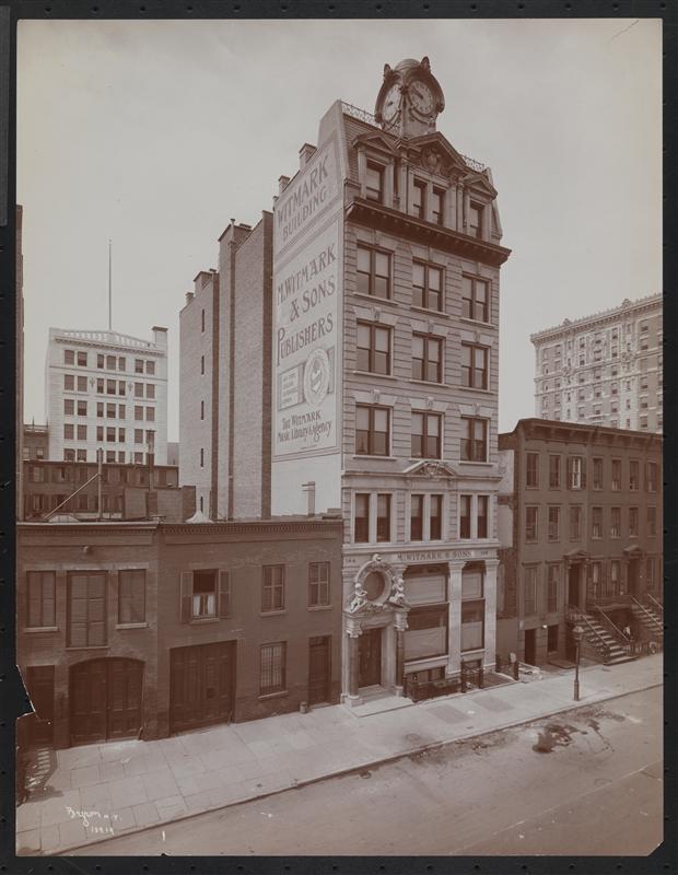 New York - History - Geschichte: Witmark Building