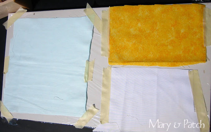 Sun printing on fabric | Mary & Patch